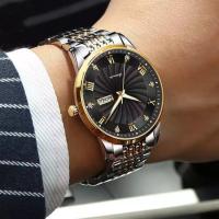 China 41.5mm Automatic Mechanical Watches For Men Stainless Steel Twotone IP Plating for sale