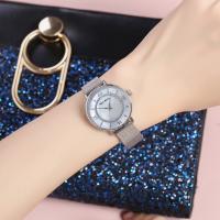 China Ladies 3ATM Quartz Analog Watch 18mm Mop Dial Watch Mesh Strap for sale