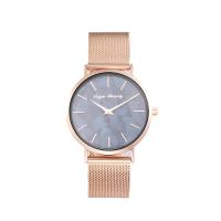 China Luxury 36mm Stainless Steel Quartz Watch Custom Logo Ladies Mirror for sale