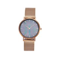 China Luxury 36mm Stainless Steel Quartz Watch Custom Logo Ladies Mirror for sale