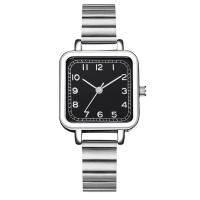 China 3ATM Waterproof Square Stainless Steel Quartz Watch Personality Ins Wind for sale