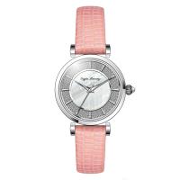 China Diamond Inlaid 32mm Leather Strap Watch Luxury Decorative Waterproof for sale