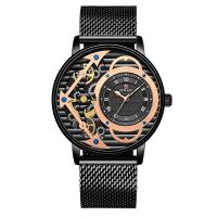 China 44mm Ultra Thin Waterproof Mechanical Watch Fashion Business Innovation Fall Proof for sale