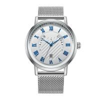 China 44mm Large Dial Ultra Thin Quartz Movement Watch With Calendar Unique Hollow for sale