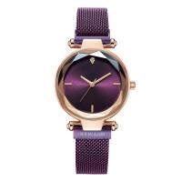 China Gem Cutting Process Glass Lens 32mm Women'S Quartz Watch Fashionable Luxury for sale