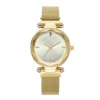 China Gem Cutting Process Glass Lens 32mm Women'S Quartz Watch Fashionable Luxury for sale