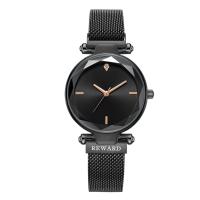 China Gem Cutting Process Glass Lens 32mm Women'S Quartz Watch Fashionable Luxury for sale
