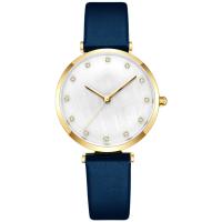 China 32mm Small Dial Women'S Quartz Watch Fashion Multicolor Leather Strap For Matching for sale