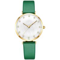 China 32mm Small Dial Women'S Quartz Watch Fashion Multicolor Leather Strap For Matching for sale