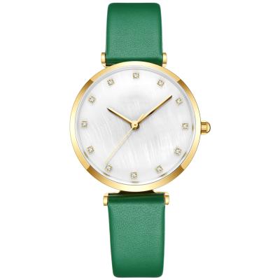 China 32mm Small Dial Women'S Quartz Watch Fashion Multicolor Leather Strap For Matching for sale