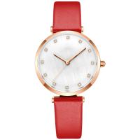 China 32mm Small Dial Women'S Quartz Watch Fashion Multicolor Leather Strap For Matching for sale