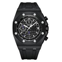 China Multi Function Men'S Silicone Quartz Watch Fashion With Calendar for sale