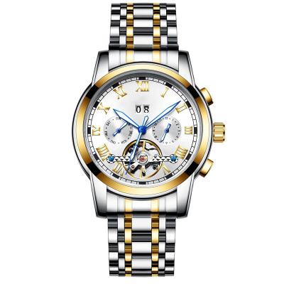 China SS Strap 40mm Automatic Mechanical Watch 3BAR Multi Function With Calendar for sale