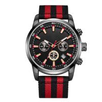 China Nylon Strap Diameter 45mm Alloy Quartz Watch 3atm Men'S Multi Function Waterproof for sale