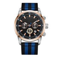 China Nylon Strap Diameter 45mm Alloy Quartz Watch 3atm Men'S Multi Function Waterproof for sale