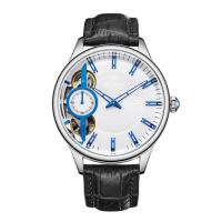 China Japanese Movement Men'S 46mm Alloy Quartz Watch Hollowed Out for sale