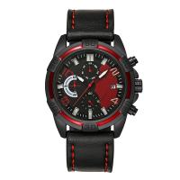China 48mm Leather Strap Customized Military Quartz Watch Multi Function Hardy for sale
