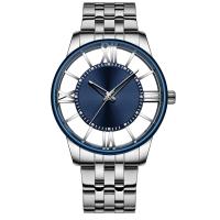 China 3ATM Stainless Steel 42mm Men'S Quartz Watch Transparent Case Customized for sale