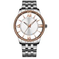 China 3ATM Stainless Steel 42mm Men'S Quartz Watch Transparent Case Customized for sale