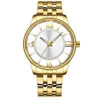 China 3ATM Stainless Steel 42mm Men'S Quartz Watch Transparent Case Customized for sale