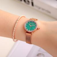 China Rose Gold 27mm Ladies Watch Gift Set With Fried Dough Twist Bracelet for sale