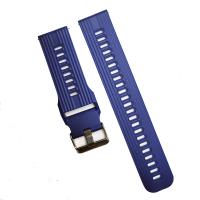 China Silicone Men'S 22mm Watch Band Strap Vertical Stripe Multicolor for sale