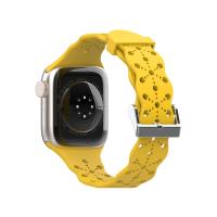 China Universal Smart Watch Silicone Strap 38mm 40mm 41mm 42mm 44mm Lace for sale