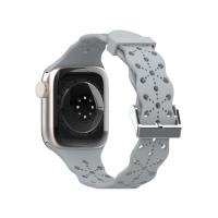 China Universal Smart Watch Silicone Strap 38mm 40mm 41mm 42mm 44mm Lace for sale
