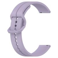 China Silicone 22mm 20mm Watch Band Strap Flat Head Groove Quick Release for sale
