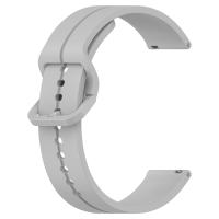 China Silicone 22mm 20mm Watch Band Strap Flat Head Groove Quick Release for sale
