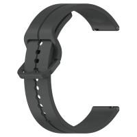 China Silicone 22mm 20mm Watch Band Strap Flat Head Groove Quick Release for sale