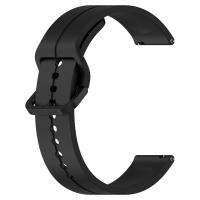 China Silicone 22mm 20mm Watch Band Strap Flat Head Groove Quick Release for sale