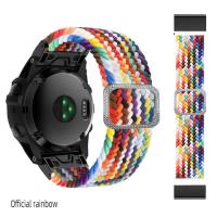 China Quick Release 20mm 22mm Color Elastic Nylon Watch Strap Jiaming Fenix 7X for sale