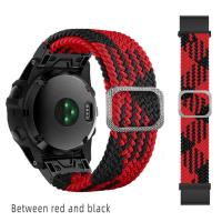 China Quick Release 20mm 22mm Color Elastic Nylon Watch Strap Jiaming Fenix 7X for sale