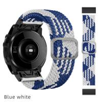 China Quick Release 20mm 22mm Color Elastic Nylon Watch Strap Jiaming Fenix 7X for sale