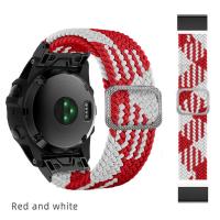 China Quick Release 20mm 22mm Color Elastic Nylon Watch Strap Jiaming Fenix 7X for sale