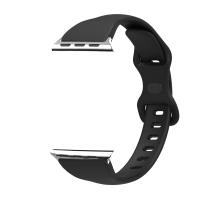 China 8 Shaped Buckle Soft Silicone Watch Strap Portable Replacement 38mm / 40mm / 42mm for sale