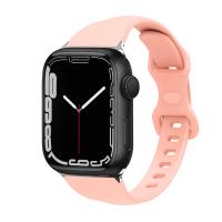 China 8 Shaped Buckle Soft Silicone Watch Strap Portable Replacement 38mm / 40mm / 42mm for sale