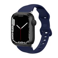 China 8 Shaped Buckle Soft Silicone Watch Strap Portable Replacement 38mm / 40mm / 42mm for sale