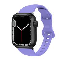 China 8 Shaped Buckle Soft Silicone Watch Strap Portable Replacement 38mm / 40mm / 42mm for sale