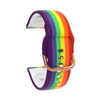 China 20mm / 22mm Multiple Printed Silicone Watch Strap Portable Replacement For Raw Ears for sale