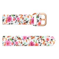 China 20mm / 22mm Multiple Printed Silicone Watch Strap Portable Replacement For Raw Ears for sale
