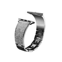 China Portable Replacement 38mm 40mm 42mm Smartwatch Metal Strap Diamond Embedded for sale