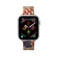 China Custom Printed 38mm 40mm 42mm Silicone Watch Strap Intelligent Portable Replacement for sale