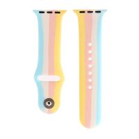 China 38mm / 40mm Four Color Silicone Watch Strap Replacement Portable for sale