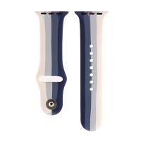 China 38mm / 40mm Four Color Silicone Watch Strap Replacement Portable for sale