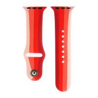 China 38mm / 40mm Four Color Silicone Watch Strap Replacement Portable for sale