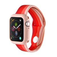 China 38mm / 40mm Four Color Silicone Watch Strap Replacement Portable for sale
