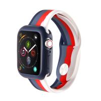 China 38mm / 40mm Four Color Silicone Watch Strap Replacement Portable for sale