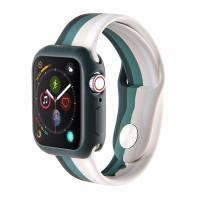 China 38mm / 40mm Four Color Silicone Watch Strap Replacement Portable for sale